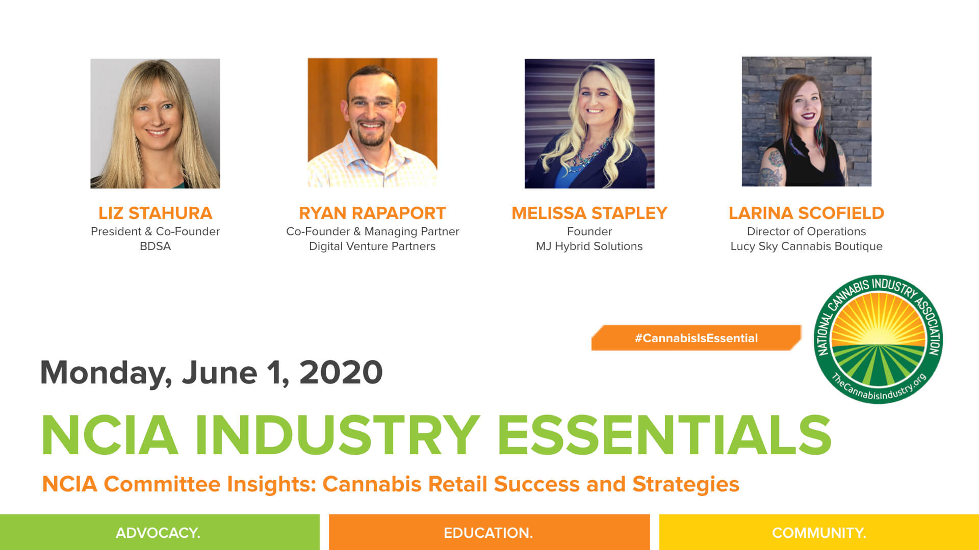 #IndustryEssentials Webinar Recording – NCIA Committee Insights ...