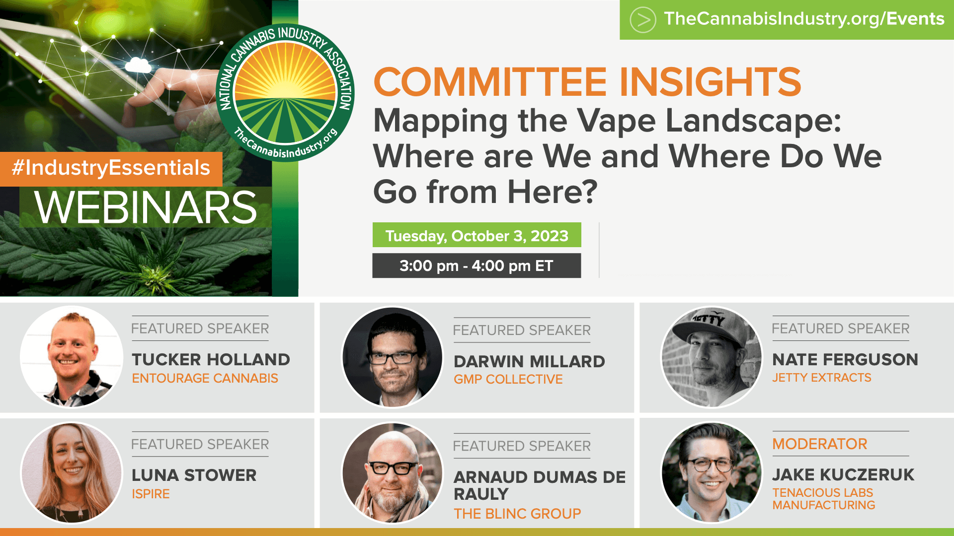 Vape Landscape Insights: Cannabis Vaping Trends | NCIA Webinar