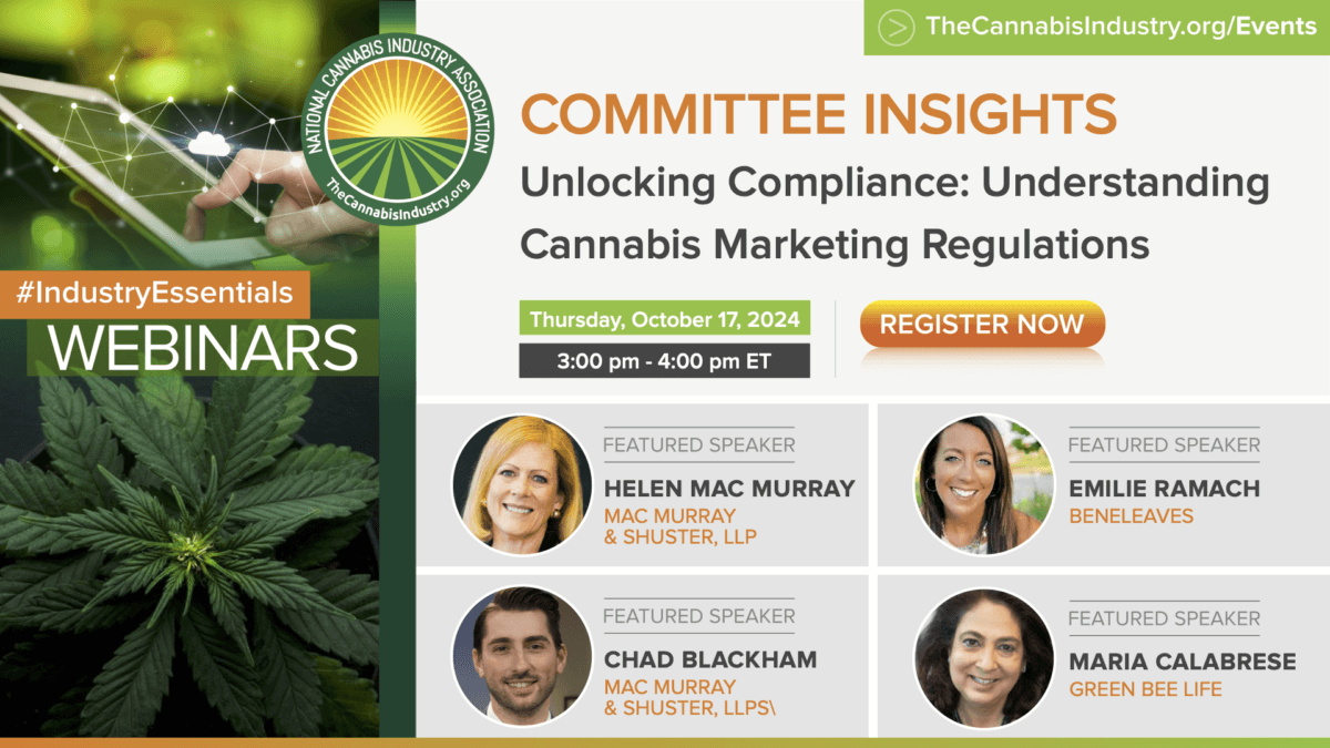 Committee Blog: Navigating Cannabis Marketing Regulations - NCIA's ...